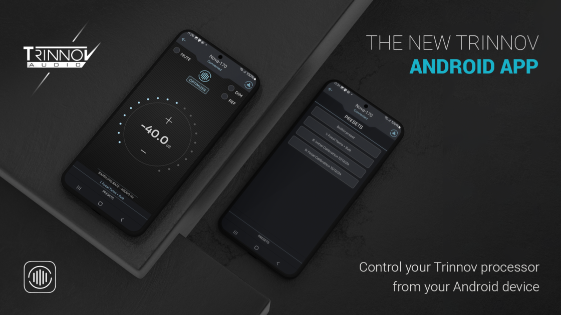 Trinnov | Use your Android device as a remote control for your Trnnov Proce